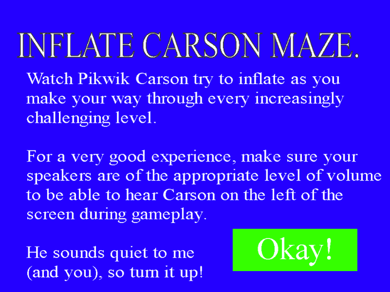 Inflate Carson Maze - Screamer Wiki