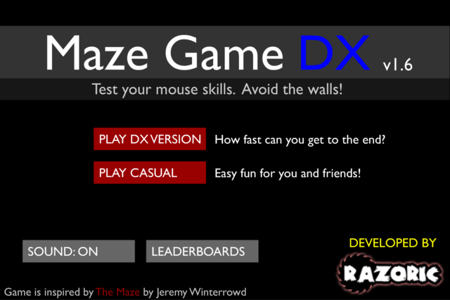 Maze Game DX - Screamer Wiki